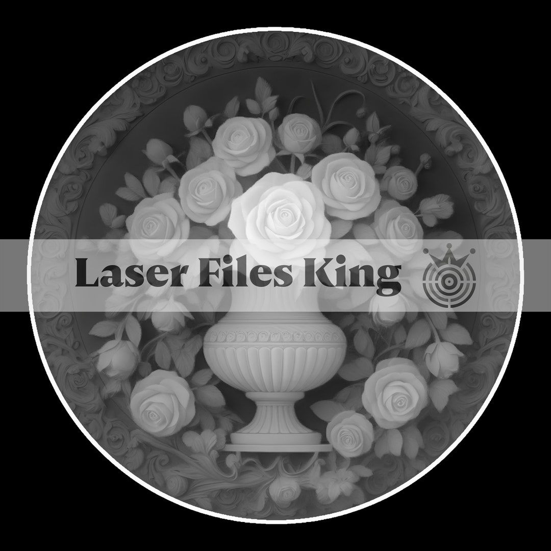 Fiber Laser Cut Depth Map 3D PNG File, Depth Engraving, Brass Coin ...