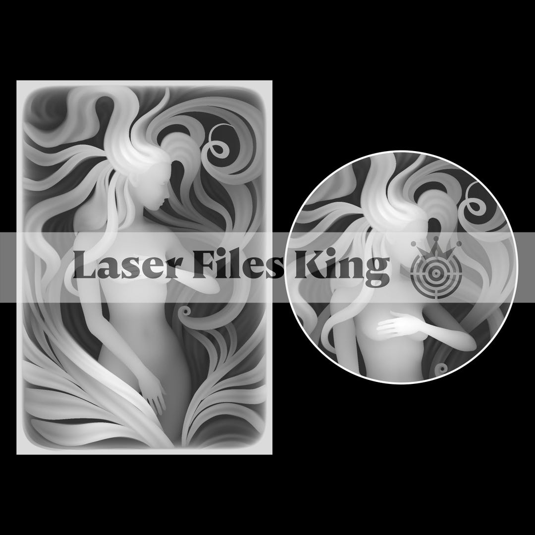 File for Fiber Laser / Cut Depth Map 3D / Depth Engraving / Brass Coin ...