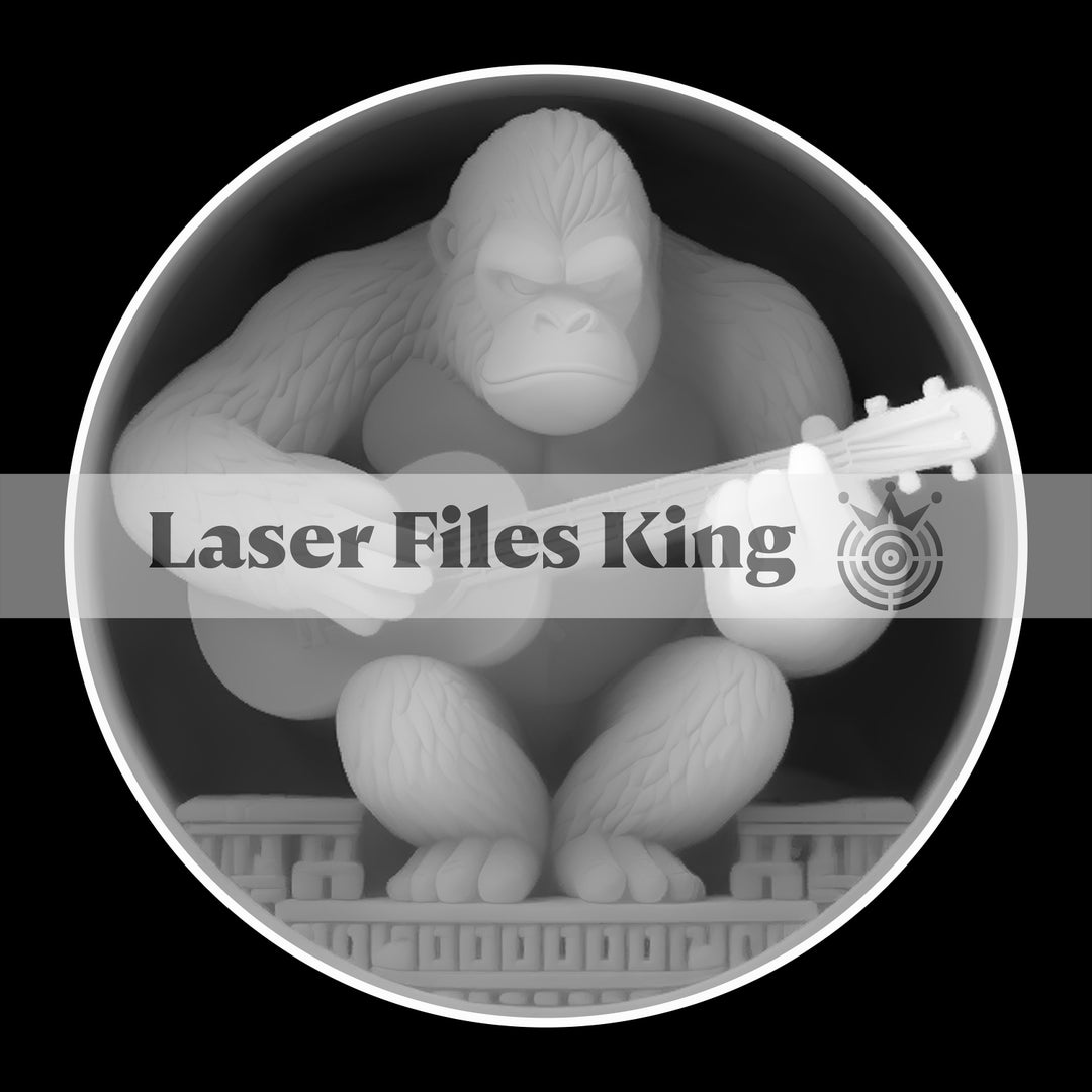 Fiber Laser Cut Depth Map 3D PNG File, Depth Engraving, Brass Coin ...