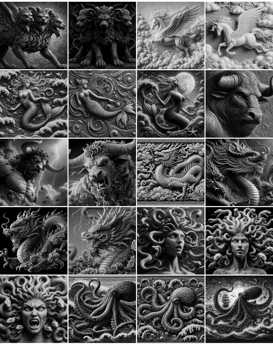 Grayscale File / 3D Laser Engraving Images / HD Laser Engraving Images ...