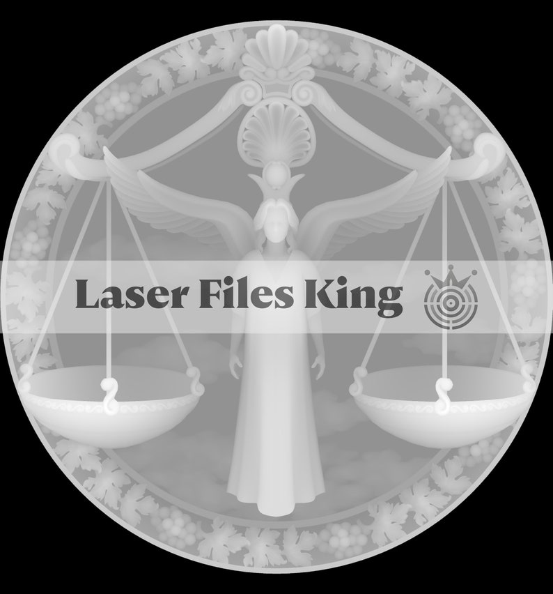 Fiber Laser Cut Depth Map 3D PNG File / Depth Engraving / Brass Coin ...