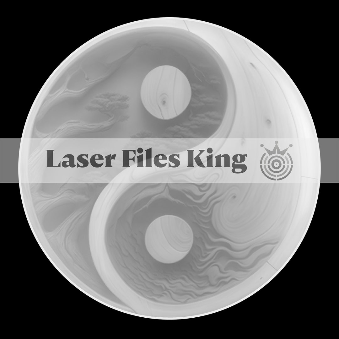 Fiber Laser Cut Depth Map 3D PNG File / Depth Engraving / Brass Coin ...