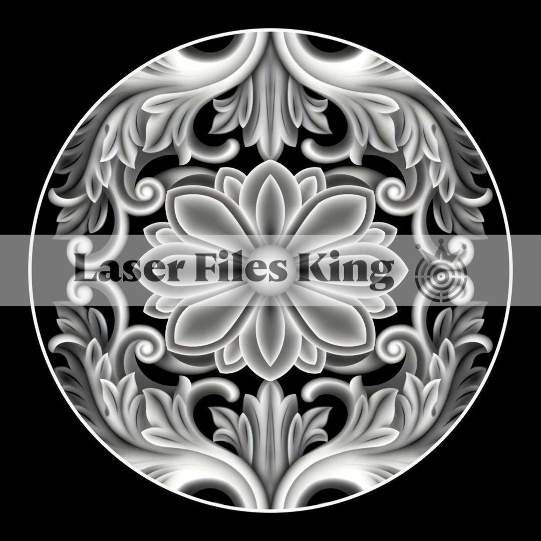 Fiber Laser Cut Depth Map PNG File / Depth Engraving / 3D Engraving ...