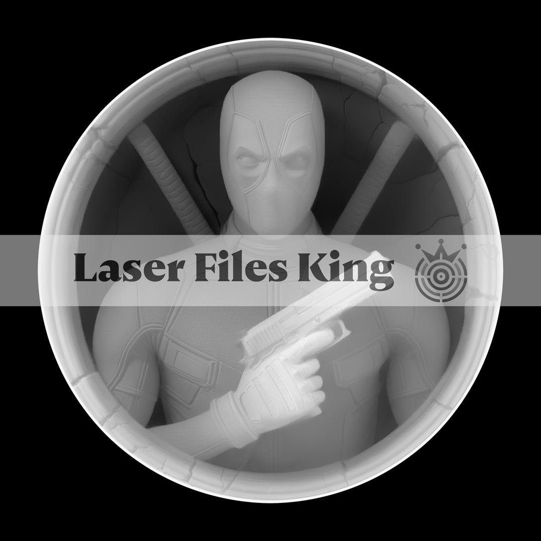 Fiber Laser Cut Depth Map 3D PNG File / Depth Engraving / Brass Coin ...