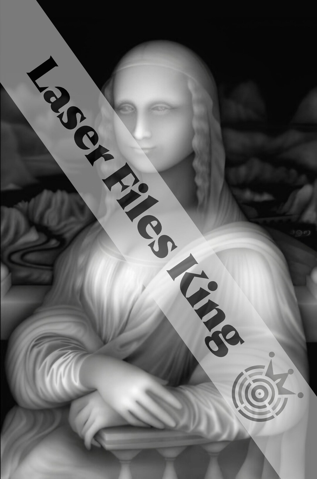 PNG File Fiber Laser Cut Depth Map/depth Engraving/3d/brass Coin/high ...