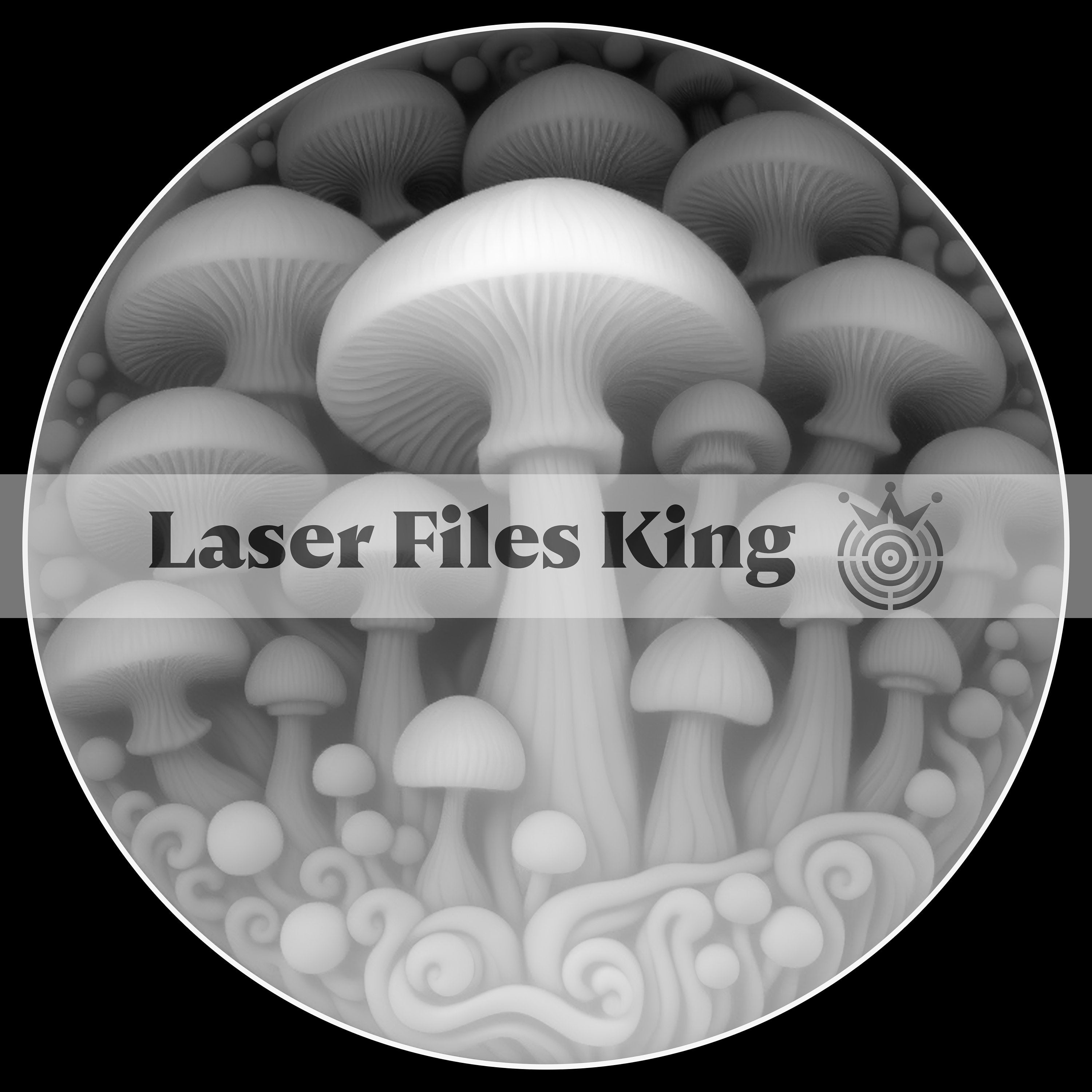 Fiber Laser Cut Depth Map 3D PNG File, Depth Engraving, Brass Coin ...