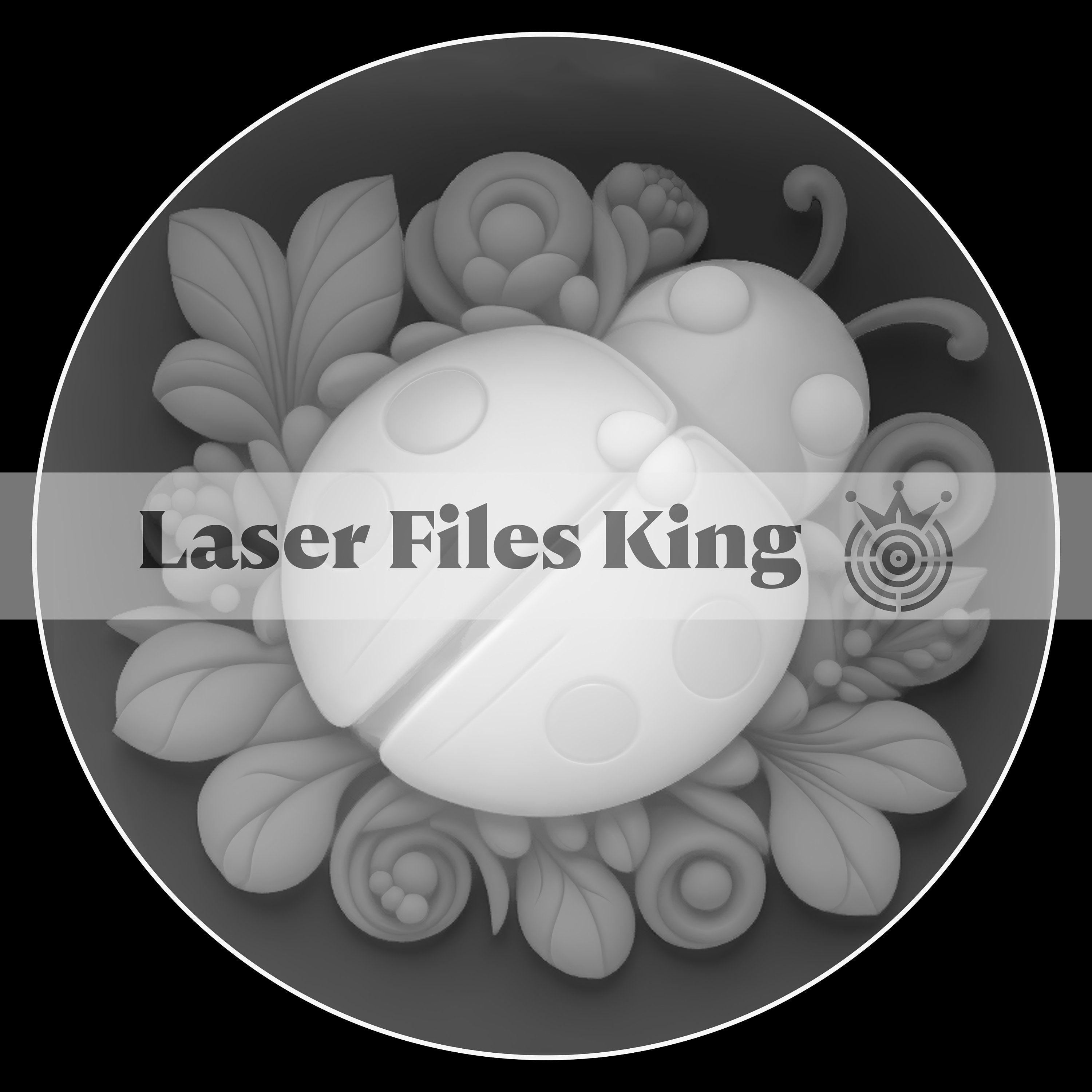Fiber Laser Cut Depth Map 3D PNG File, Depth Engraving, Brass Coin ...