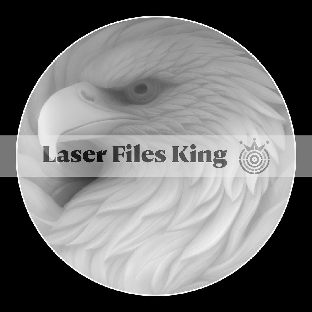 Fiber Laser Cut Depth Map 3D PNG File, Depth Engraving, Brass Coin ...