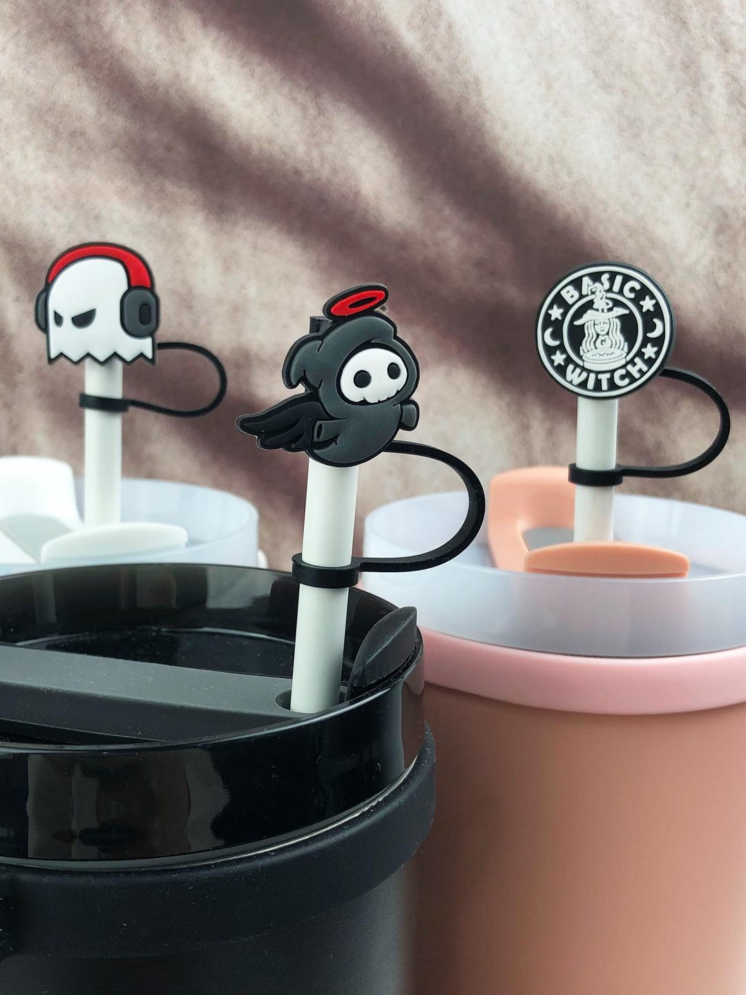 Cartoon Stanley Straw Topper | Star Stanley Straw Topper | Flower ...