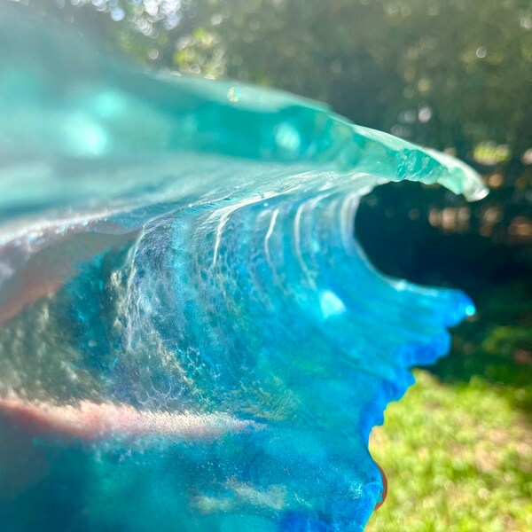 Glass Wave Sculpture - Etsy