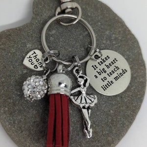 Dance Teacher Keychain Teacher Thank You Gift Ballet Master - Etsy