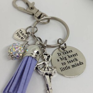 Dance Teacher Keychain Teacher Thank You Gift Ballet Master - Etsy