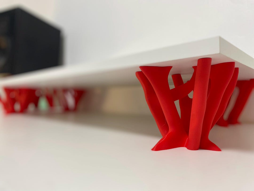 Set of 4 Modular 3d-printed Shelf Stands and Table Legs – Organic ...