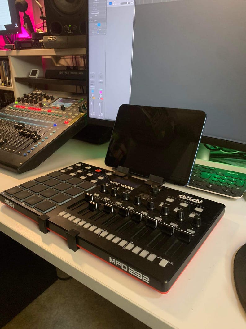 Clip Stand Holder for AKAI MPD232 Attach Your iPad Tablet / iPhone ...