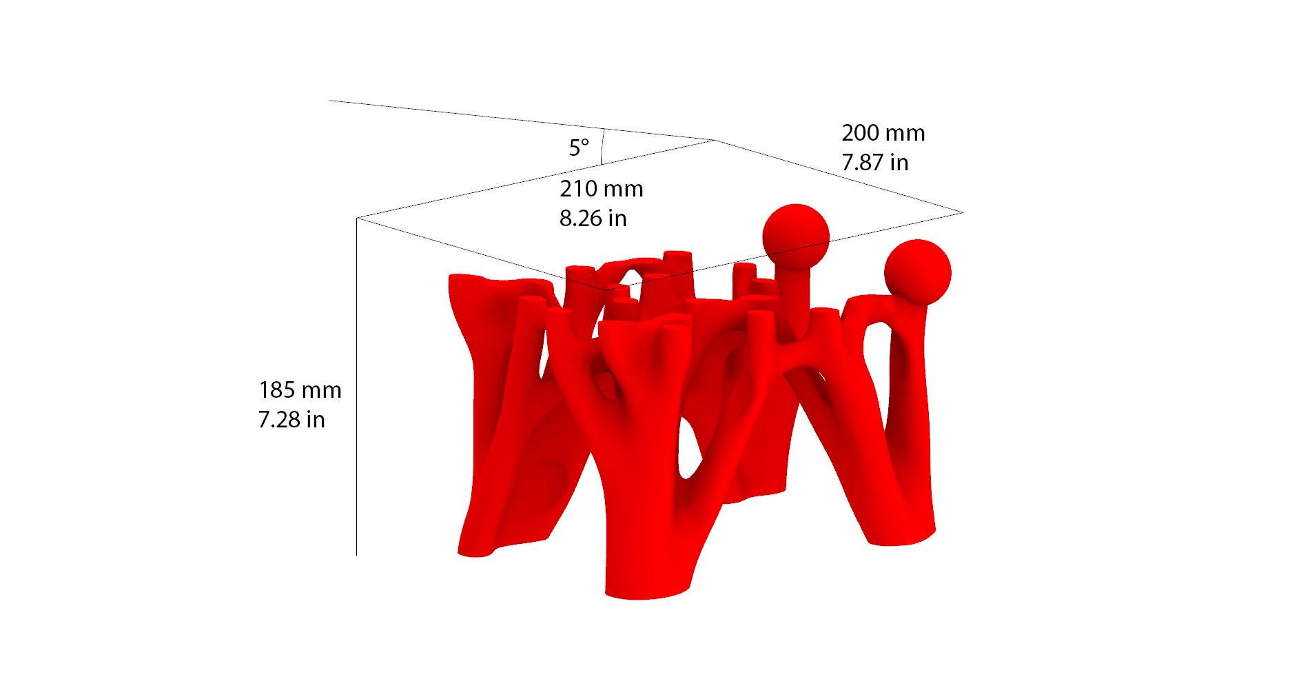 3d-printed Speaker Stands (set of 2) – Generative Design Inspired by ...