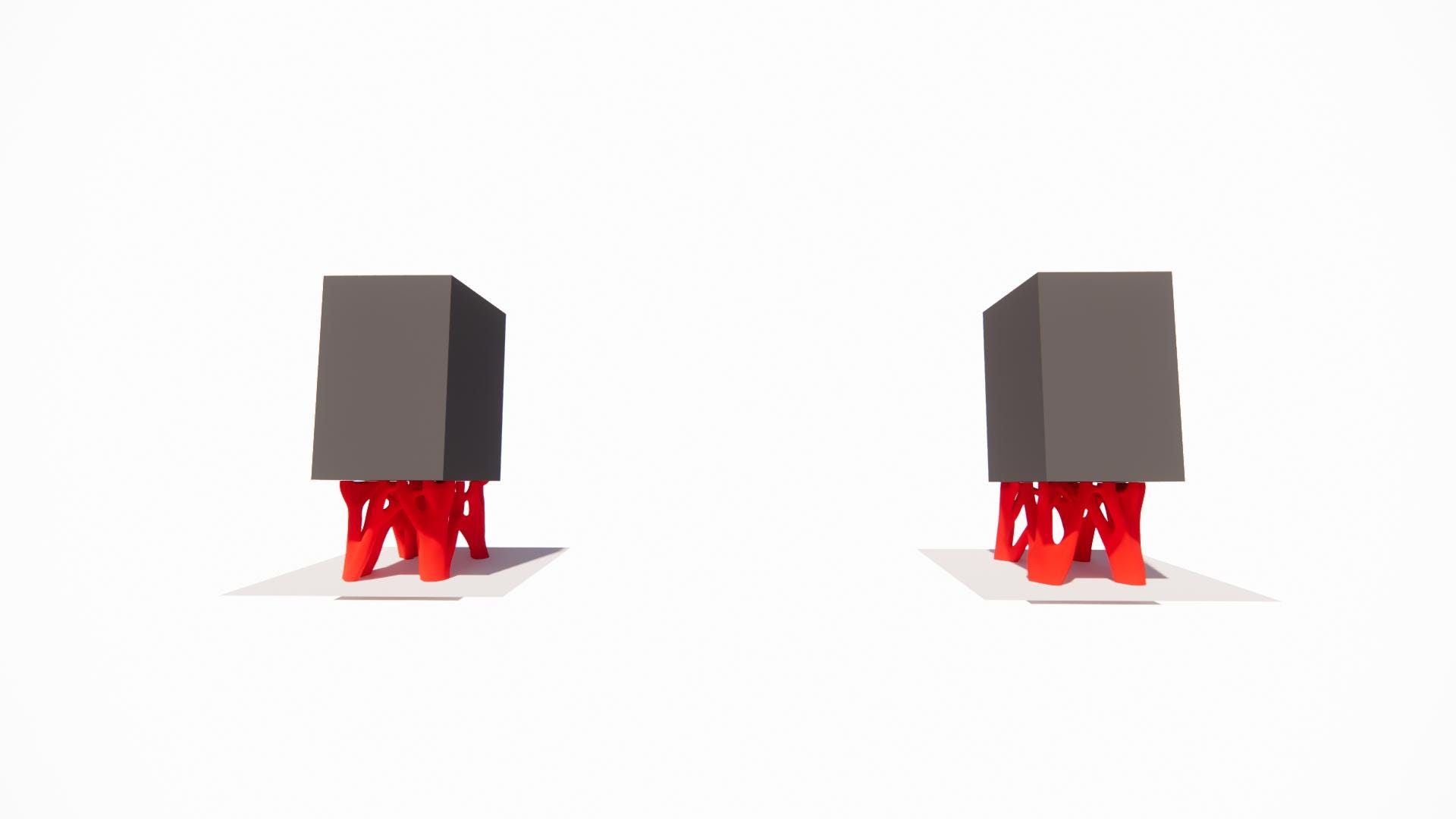 3d-printed Speaker Stands (set of 2) – Generative Design Inspired by ...