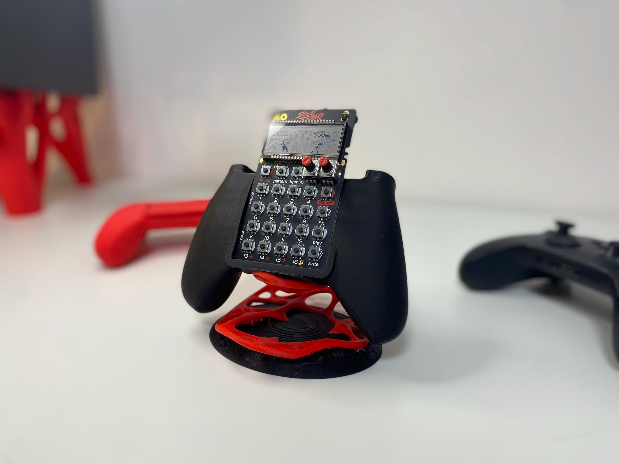 3D Printed Controller Stand Geometric Design Holder for Xbox, PS5, PS4, PC Gaming Controllers ...