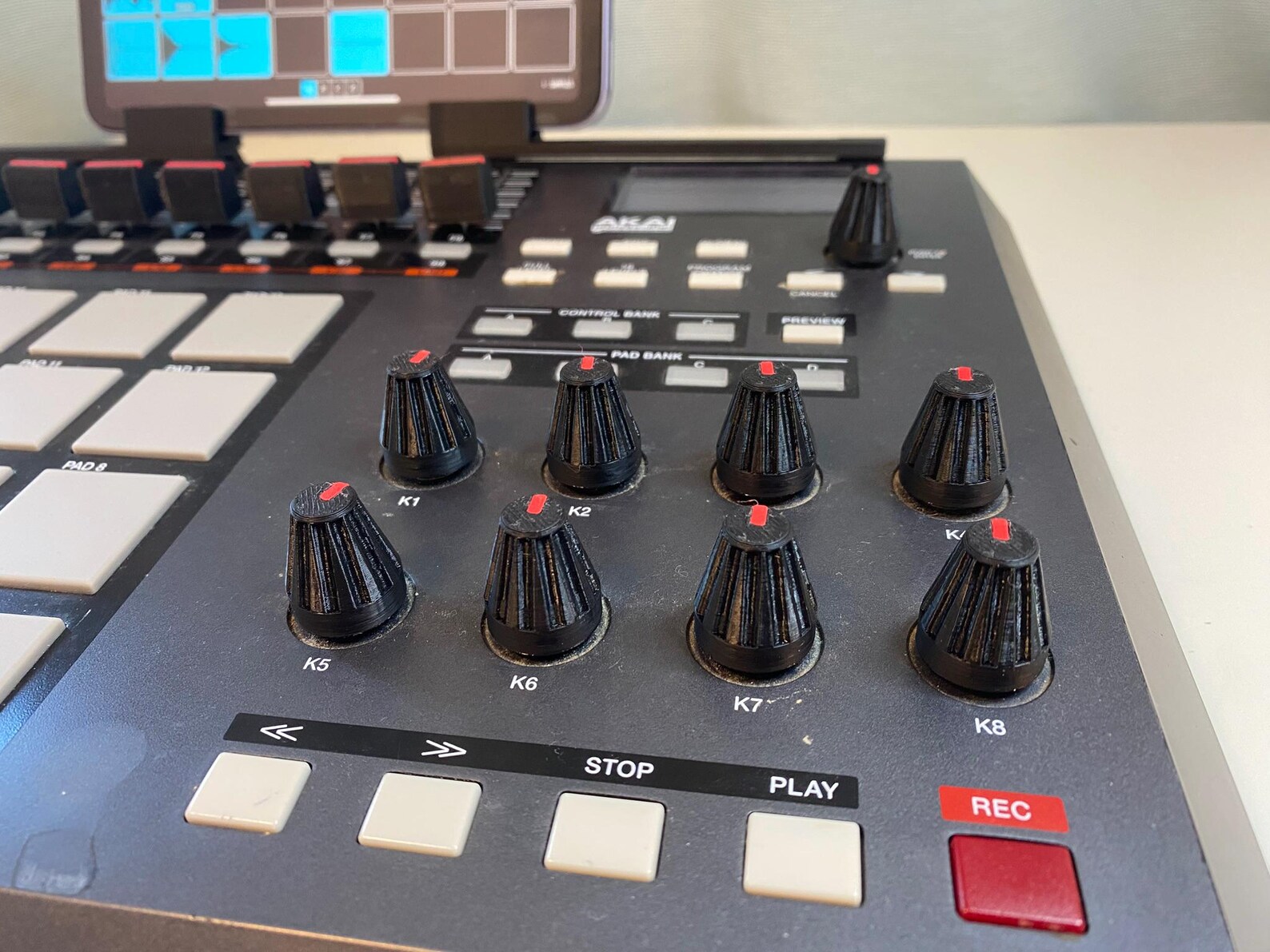 Custom 3d-printed Knobs (set of 5) for 6mm Pots – Fits Akai MPC, Roland ...
