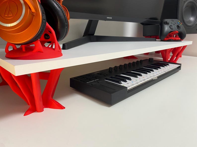 Set of 4 Modular 3d-printed Shelf Stands and Table Legs – Organic ...