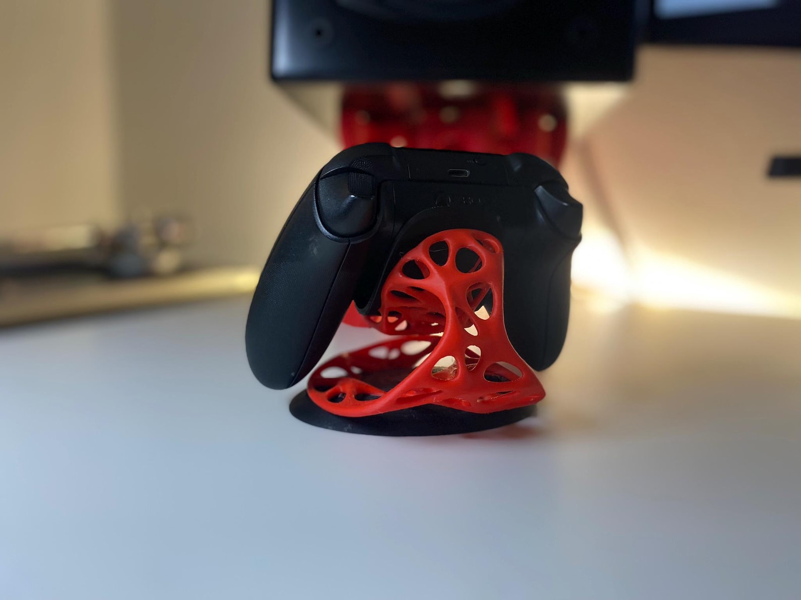 3D Printed Controller Stand Geometric Design Holder for Xbox, PS5, PS4 ...