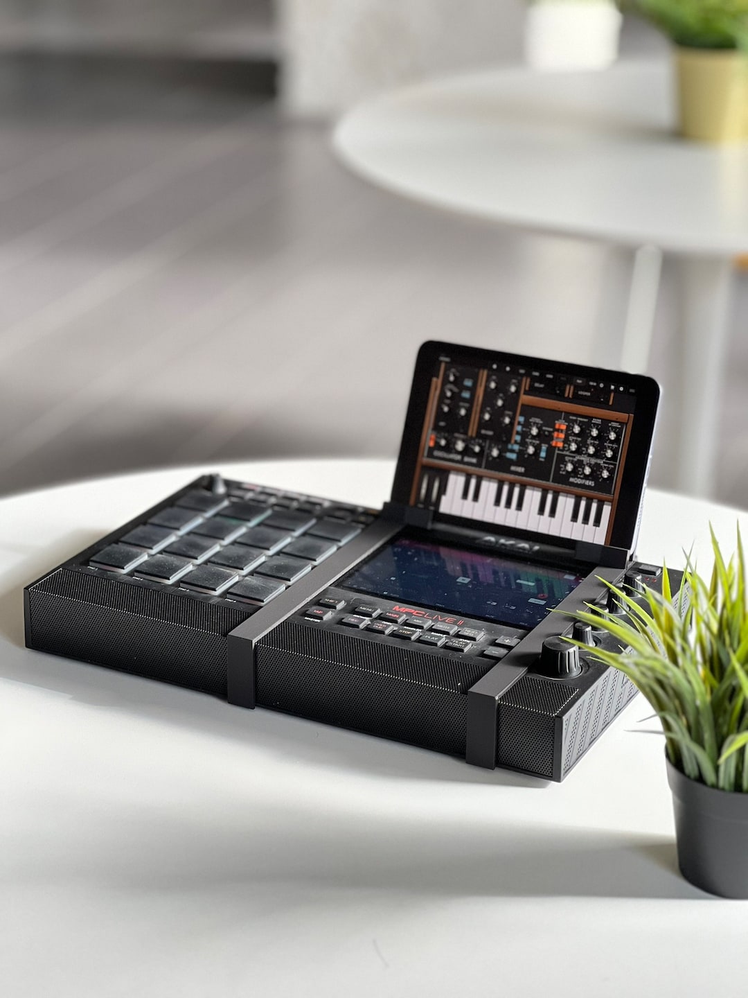 Clip Stand Holder for Akai MPC Live 2 Attach Your iPad Tablet / iPhone ...