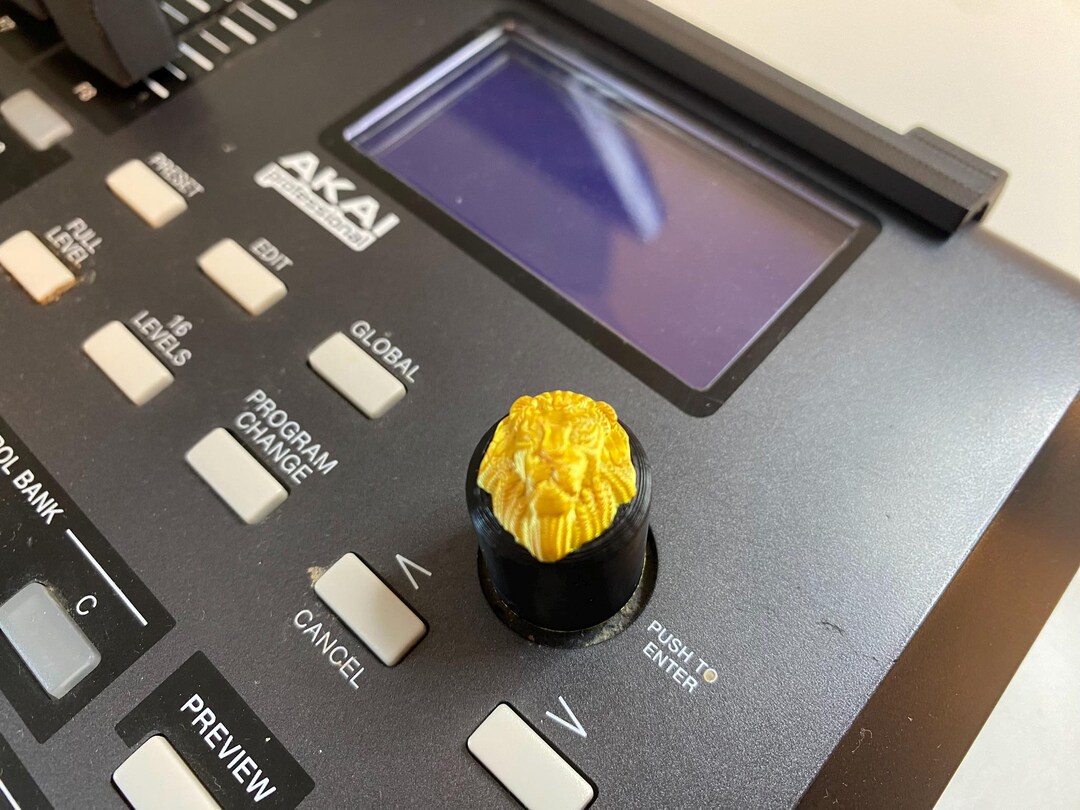 Custom 3d-printed Knobs(design "s8") – Unique Designs for Akai MPC ...