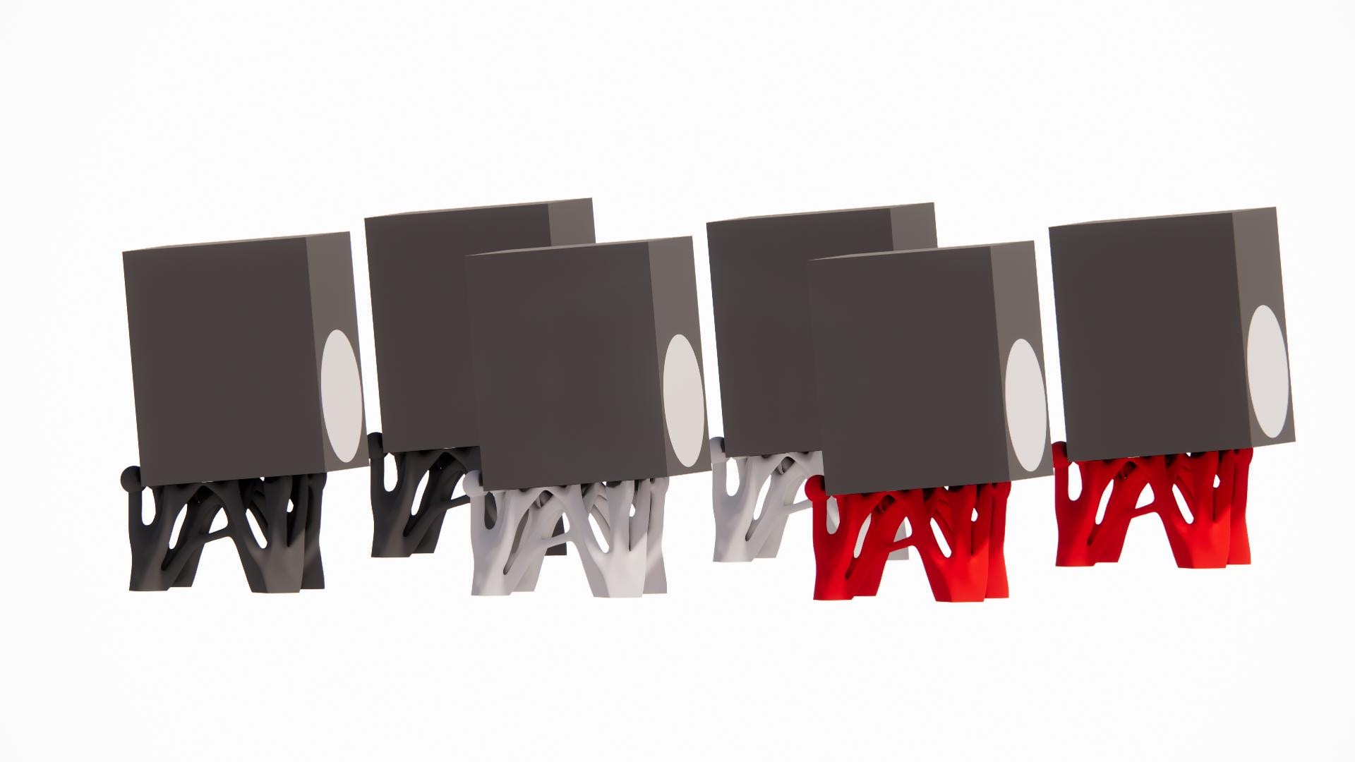 3d-printed Speaker Stands (set of 2) – Generative Design Inspired by ...