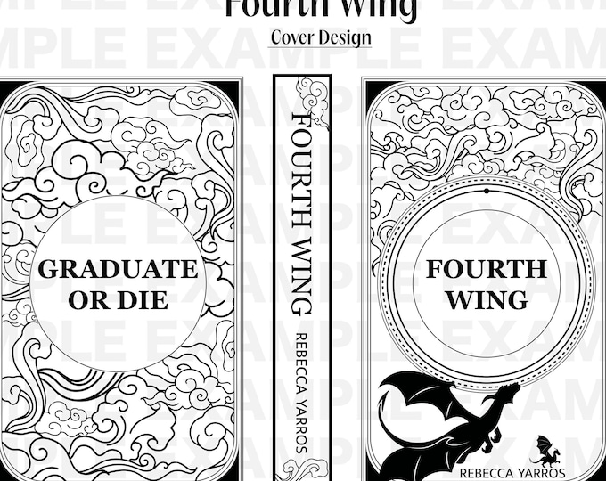 Fourth Wing Book Cover PNG Digital File-instant Download - Etsy Australia