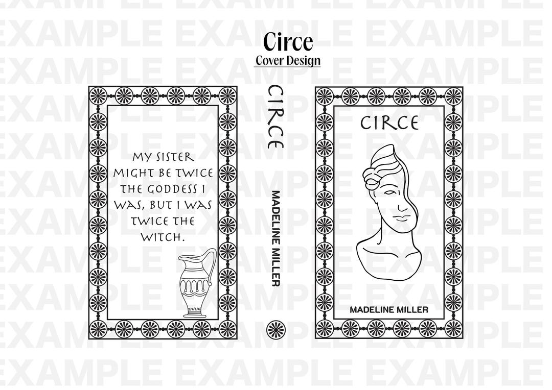Circe Book Cover Design - Digital Files - Etsy
