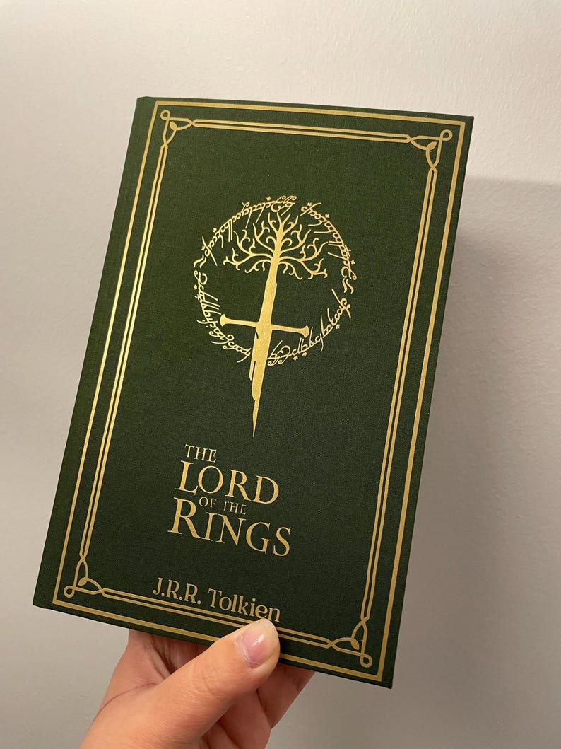 Lord of the Rings Book Cover Design - Digital Files - Etsy