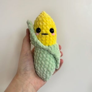 Ms Cornlette the Corn / Crochet Corn Pattern / No Sew Corn With Husk ...