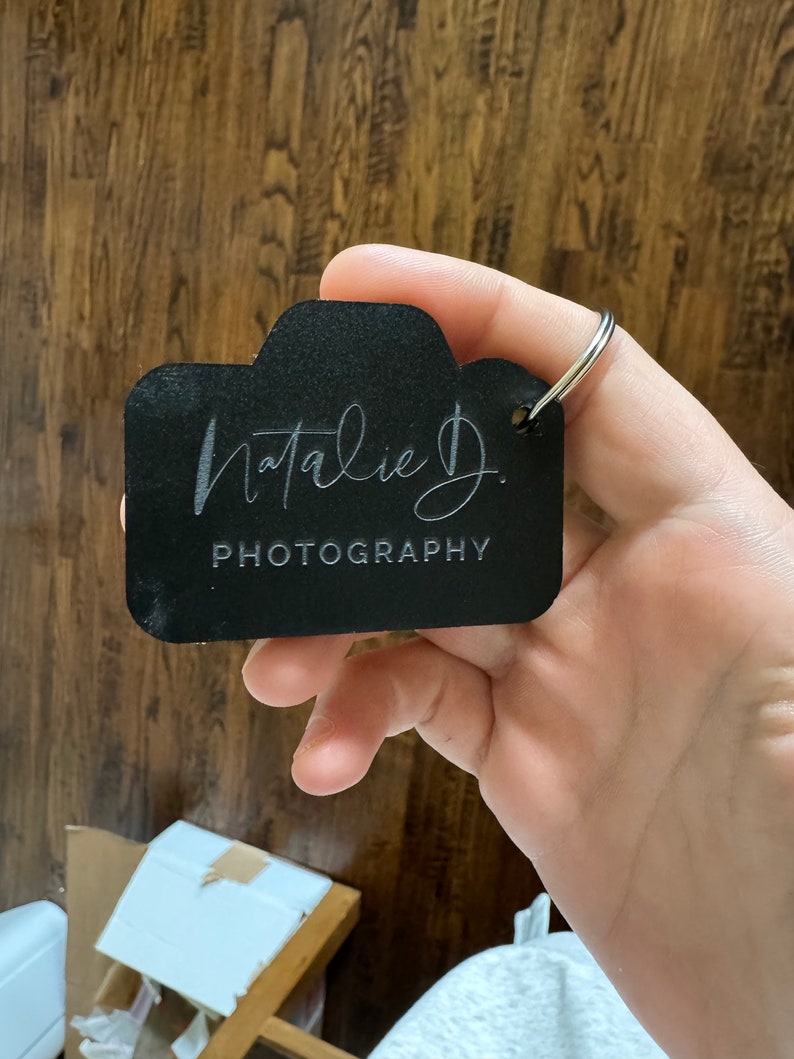 NFC Camera Keychain With Engraving - Etsy