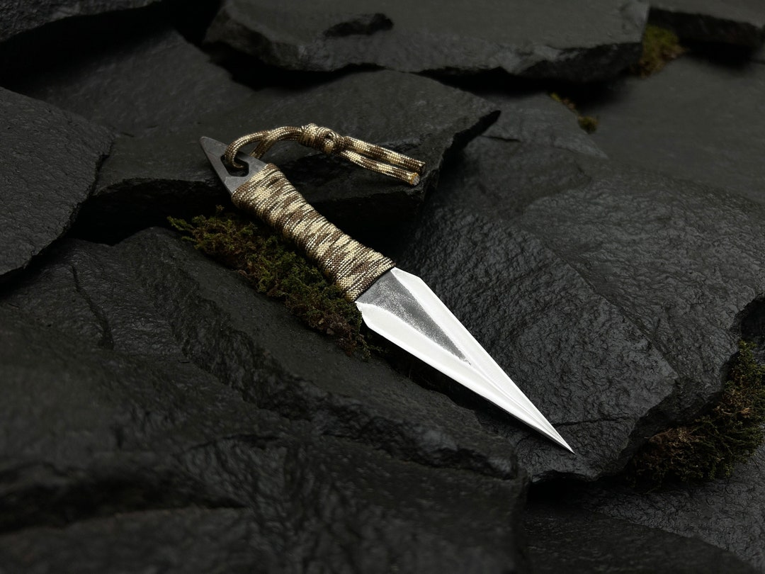 Throwing Knife, Hunting Tool, Forged Kunai, Throwing Tools, Handmade ...
