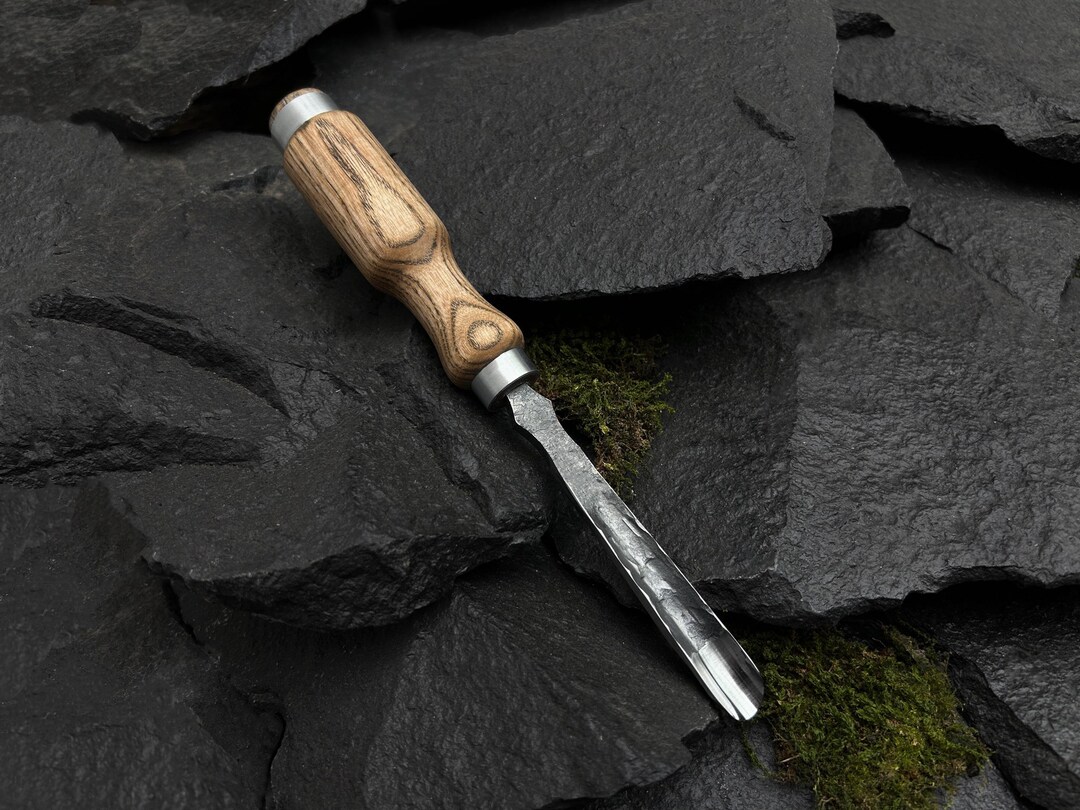 Premiumforge, Wood Carving Gouge Forged 52100 Steel Blade, Ergonomic ...