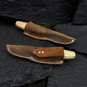 2-piece Hand Forged Sloyd Knife Set, 52100 Steel Blades, Ergonomic Ash ...