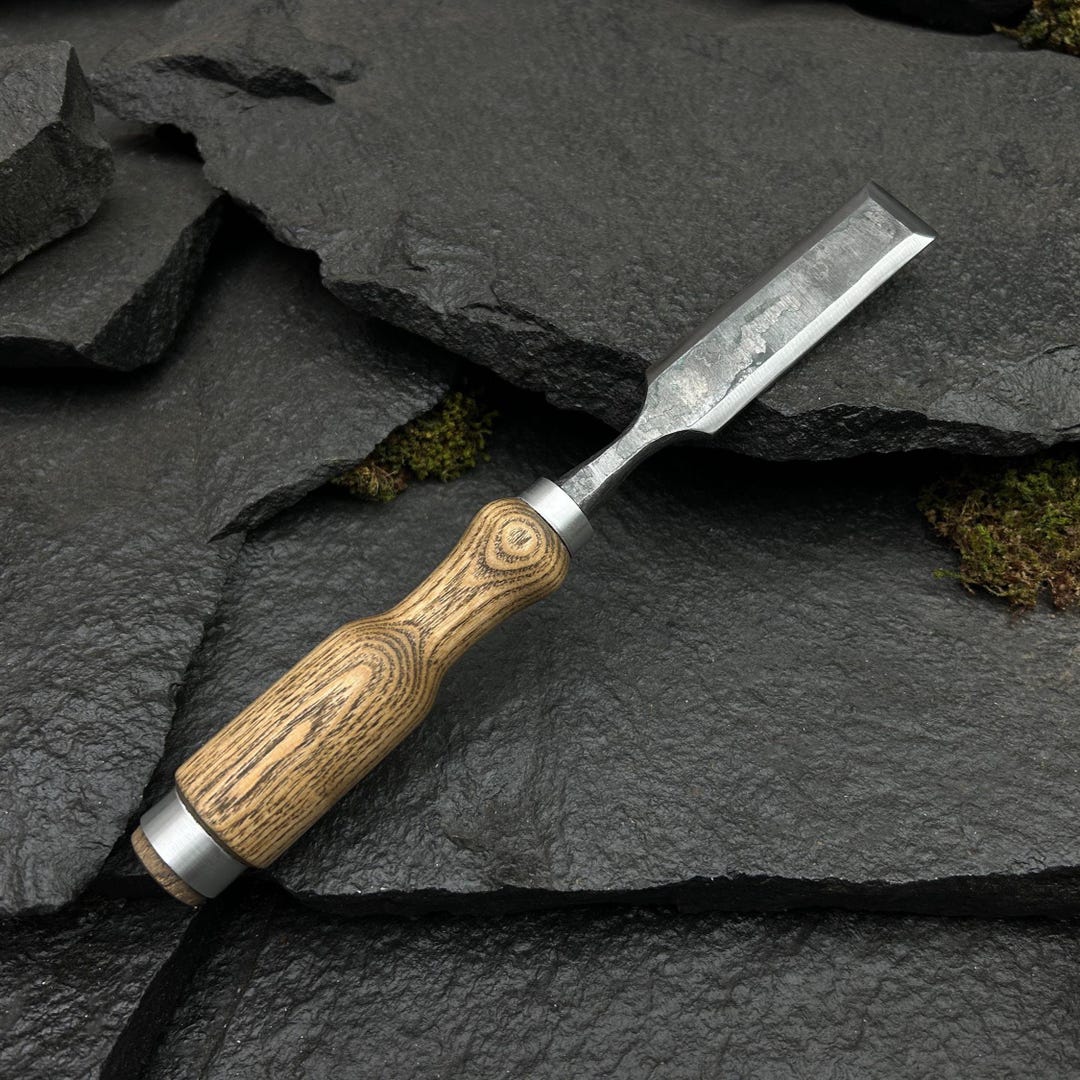 Hand-forged Bevel Edge Chisels: 52100 Carbon Steel, Ash Handles ...