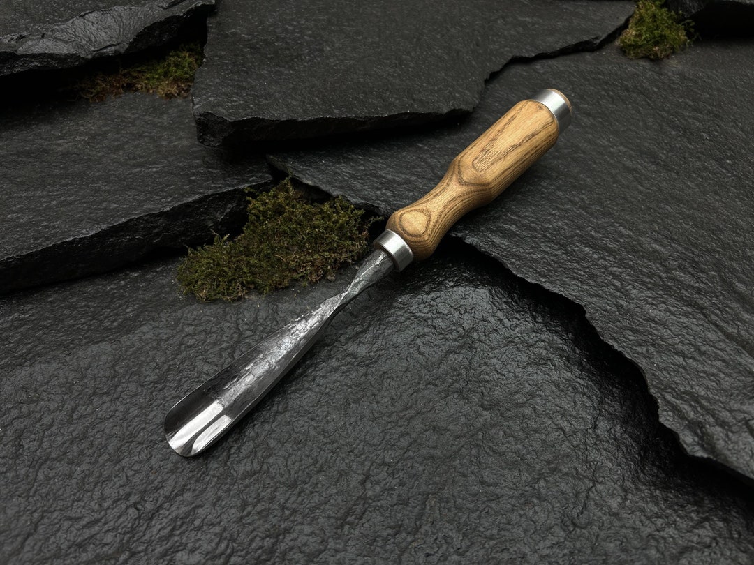 Premiumforge Wood Carving Gouges Forged Straight Rounded Chisels Spoon ...