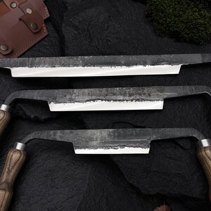 Premiumforge Forged Carpenters Drawknife Kit 3 Pcs Woodworking Tool ...