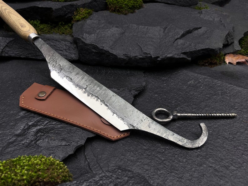 Premiumforge Hand Forged Stock Knife Woodworking Tool Drawknife ...