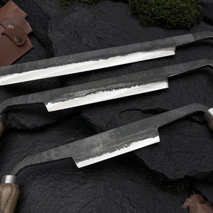 Premiumforge Forged Carpenters Drawknife Kit 3 Pcs Woodworking Tool ...