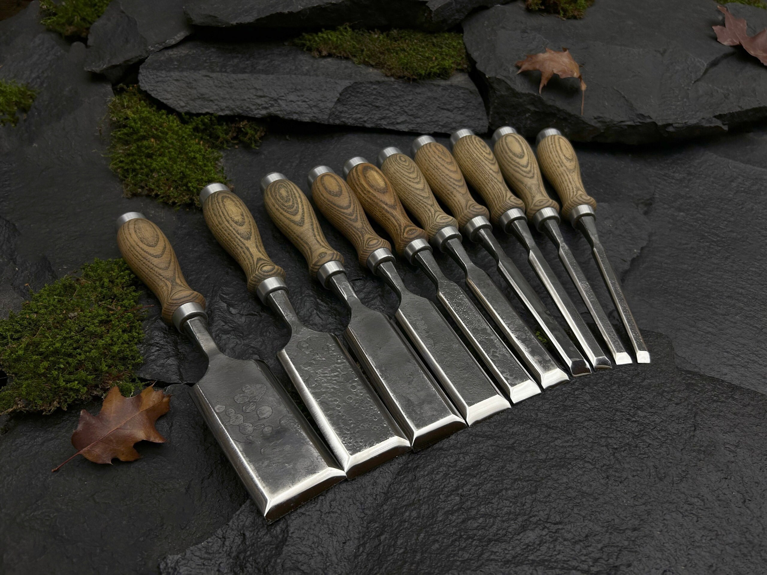 Premiumforge Wood Carving Chisels Kit 10 Pcs Woodworking Tools Timber ...