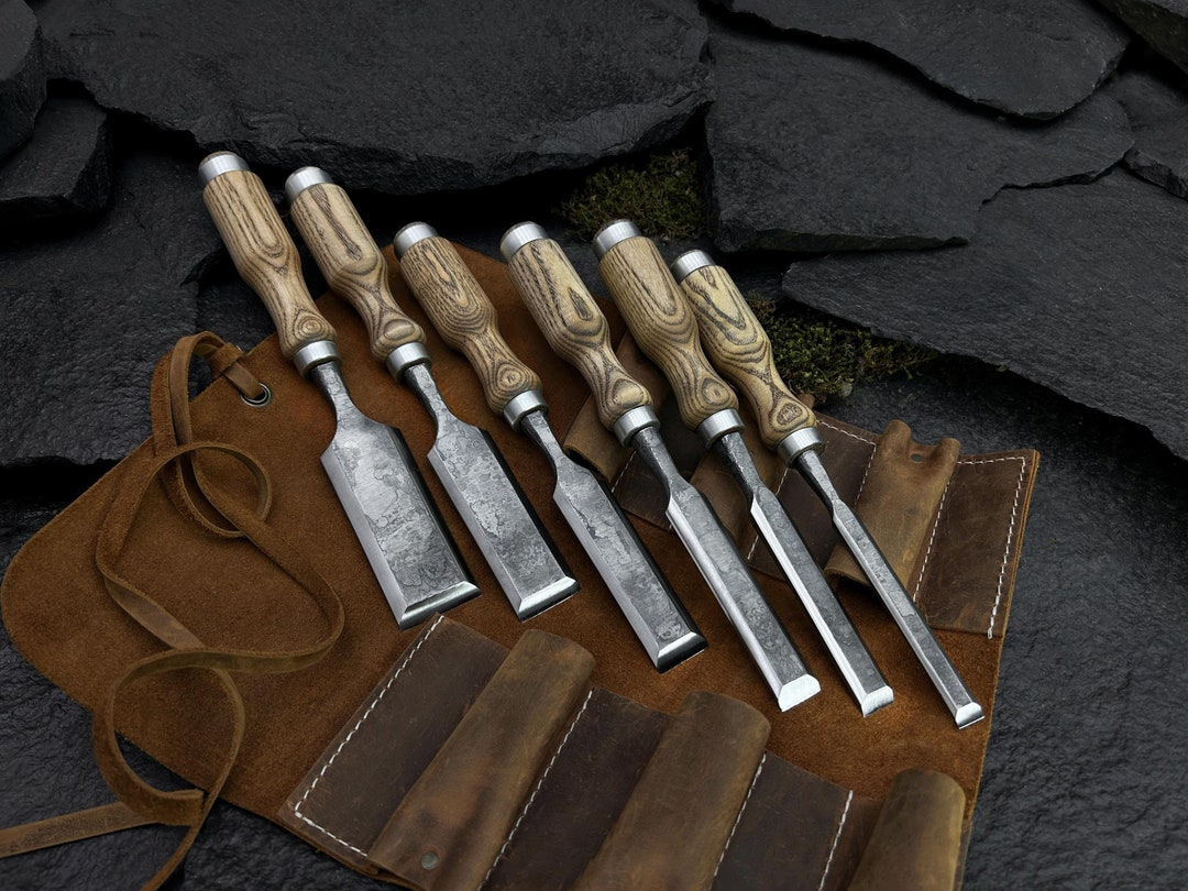 Premiumforge | Wood Carving Chisels | Kit 6 Pcs | Woodworking Tools ...