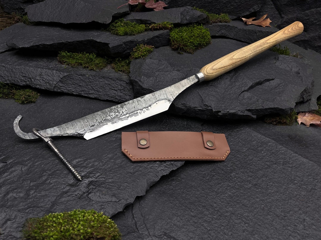 Premiumforge Hand Forged Stock Knife Woodworking Tool Drawknife ...