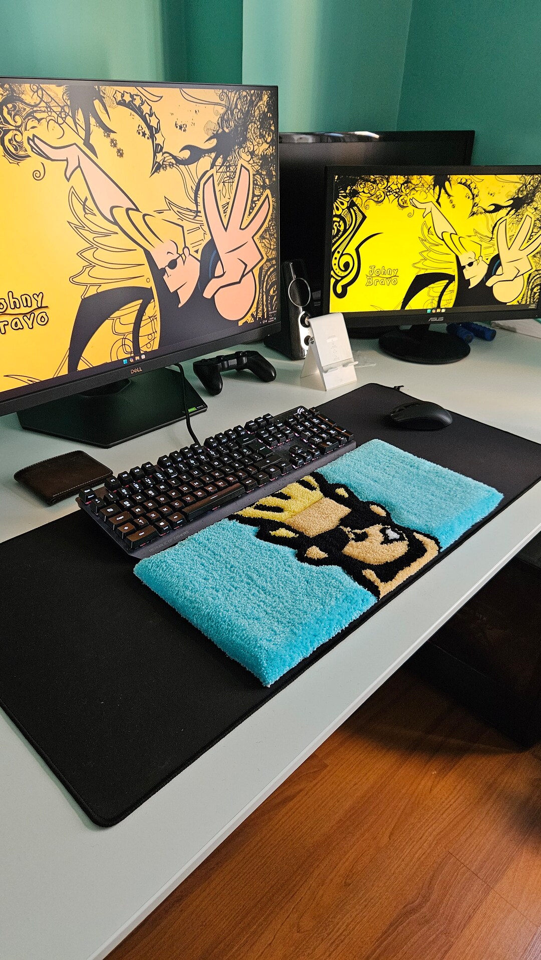 Johnny Bravo Keyboard Rug / Custom Rug / Tufting / Gift for Rug - Etsy