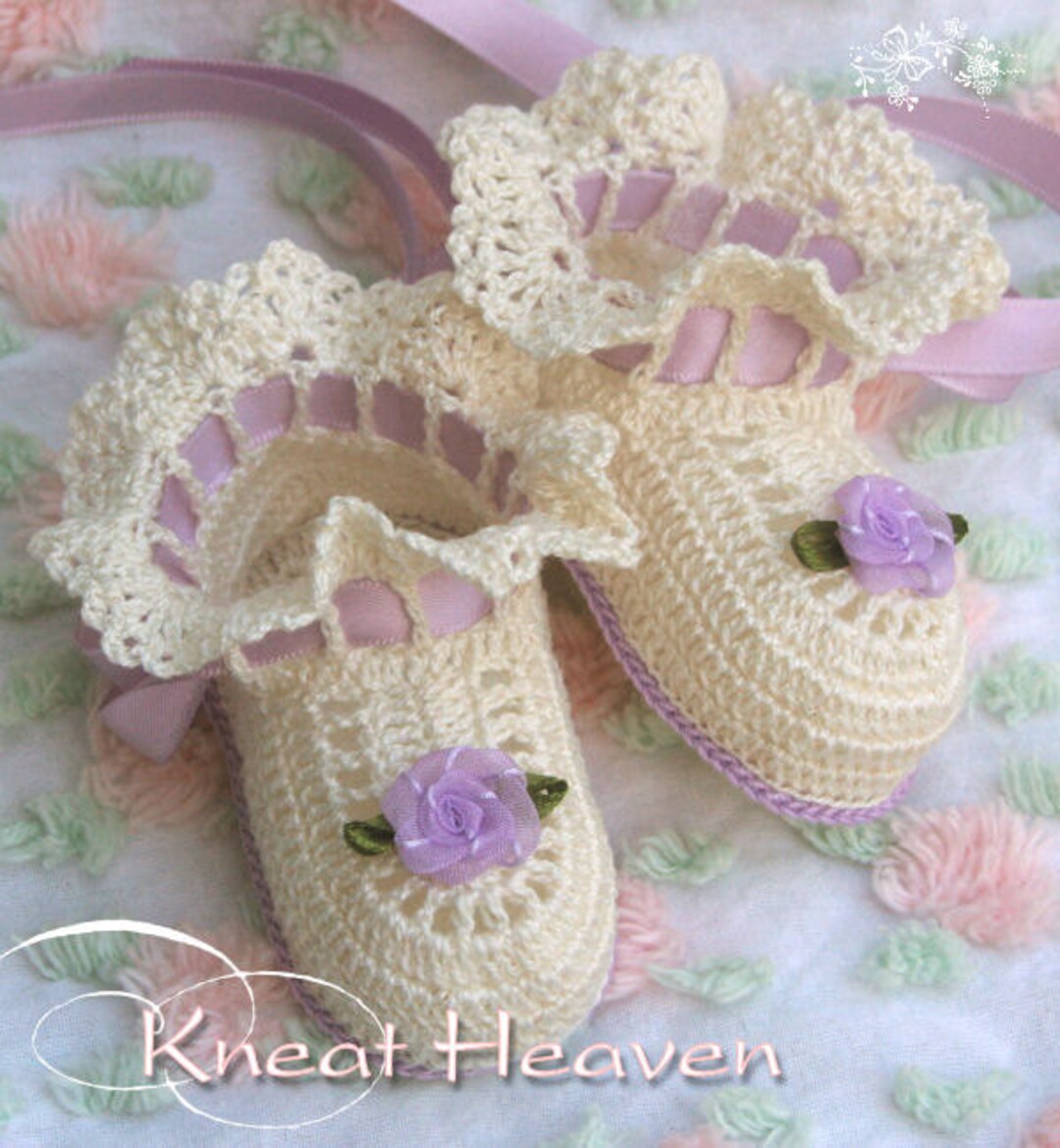 Crochet PATTERN Baby Ruffles Booties - Etsy