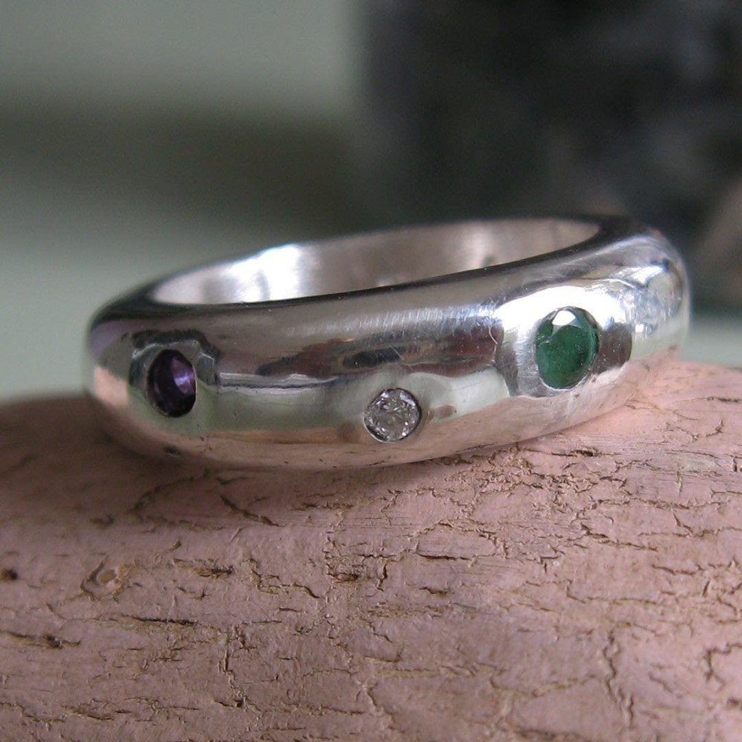 Silver Regard Ring Handmade Cast -victorian Valentine - Etsy