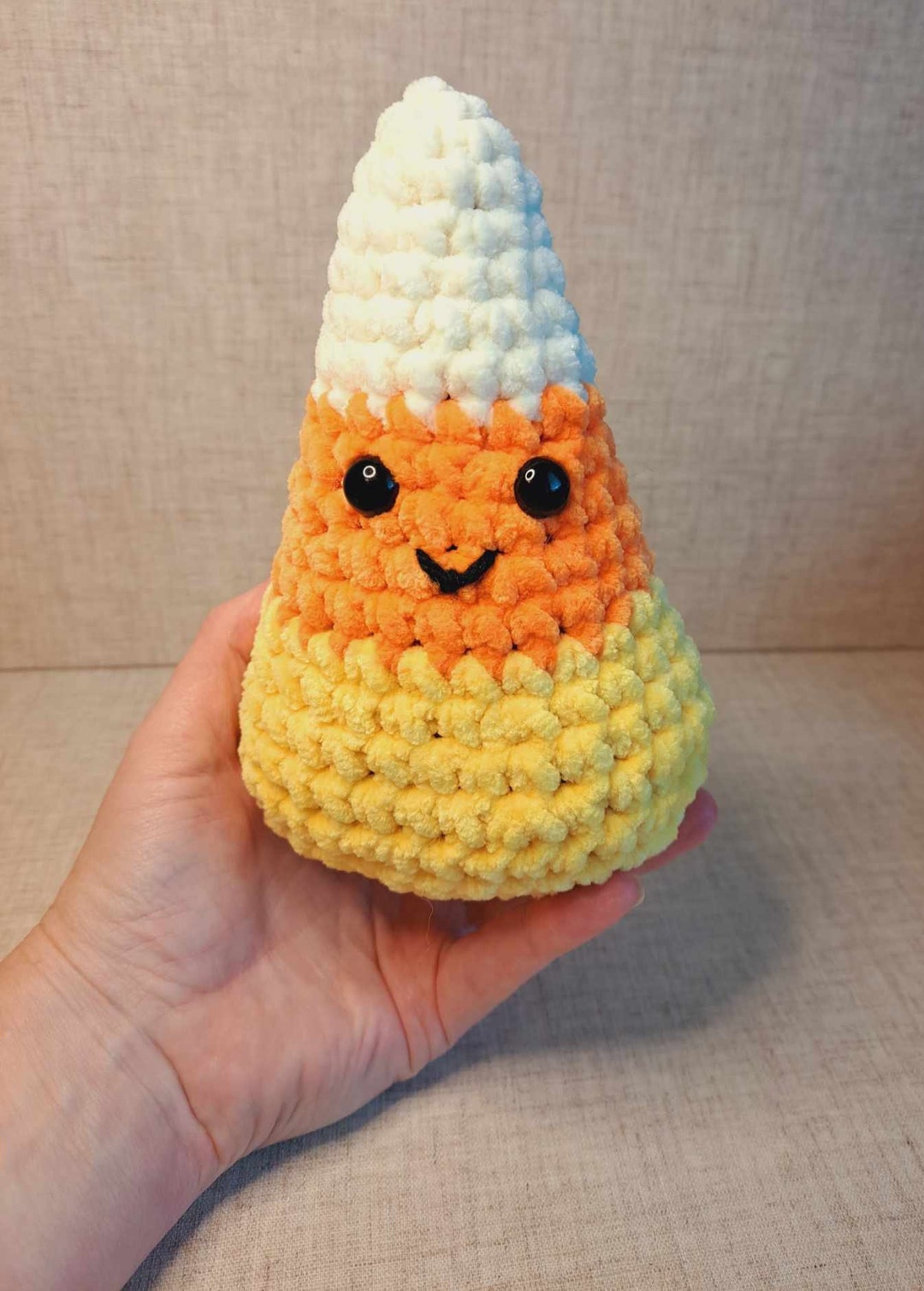 Candy Corn Crochet Plushie - Etsy