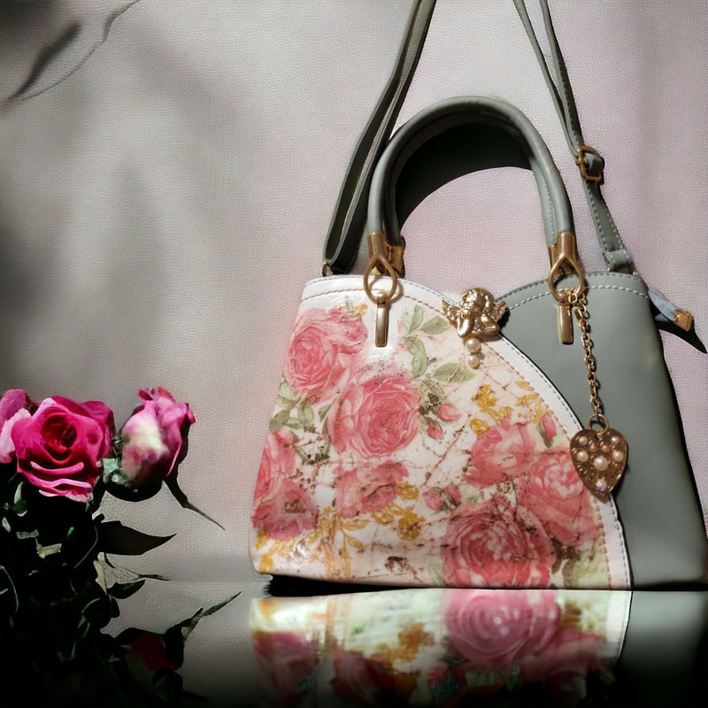 Shabby Chic Handbag - Etsy