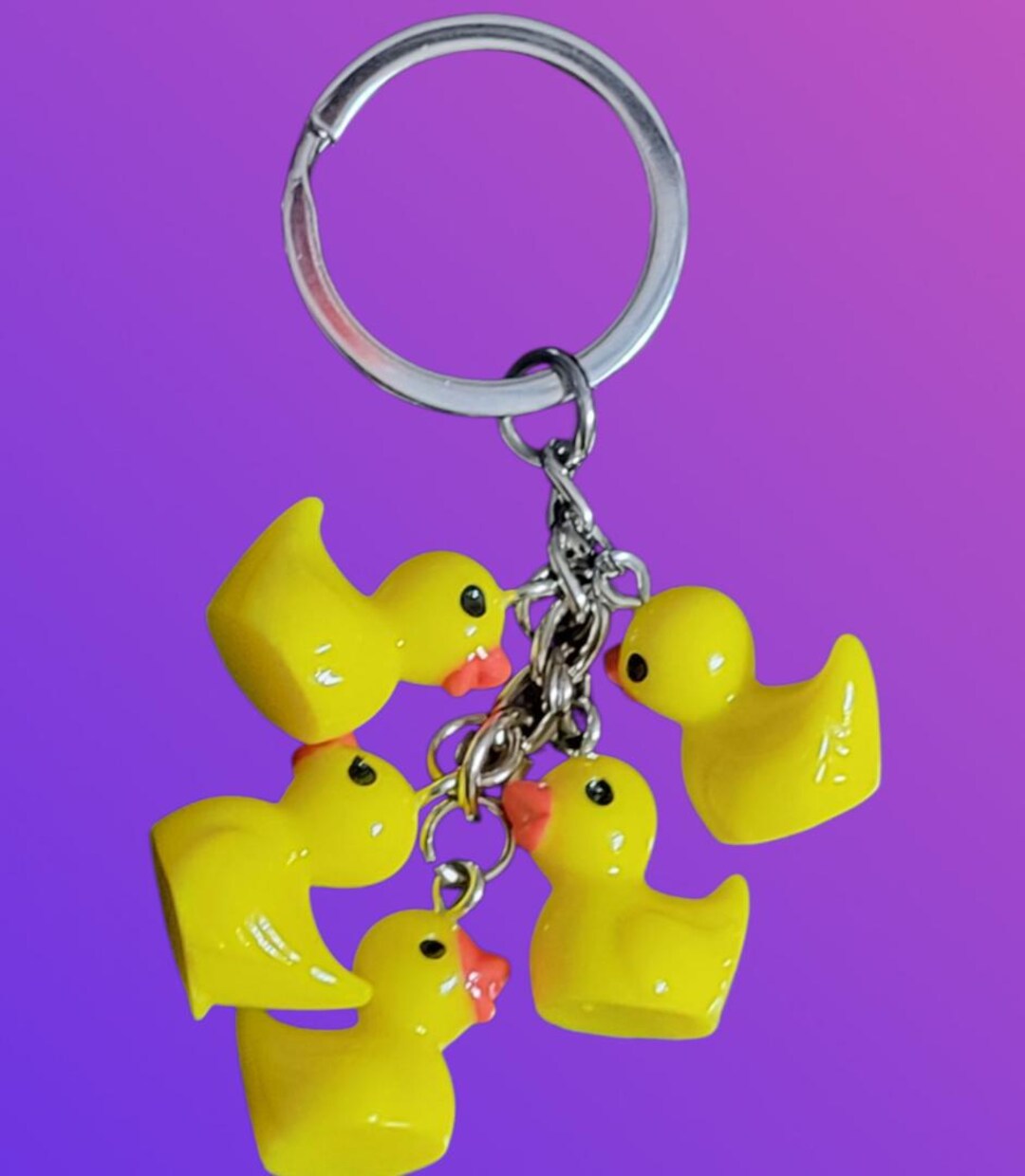 Baby Duckies Cluster Keychain Duck Duck Jeep - Etsy