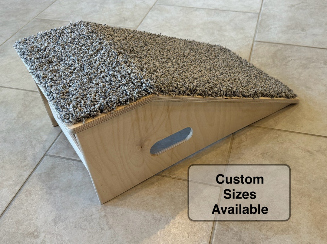 Indoor Pet Ramp for Dogs or Cats With Carpet and Landing, Custom Sizes ...